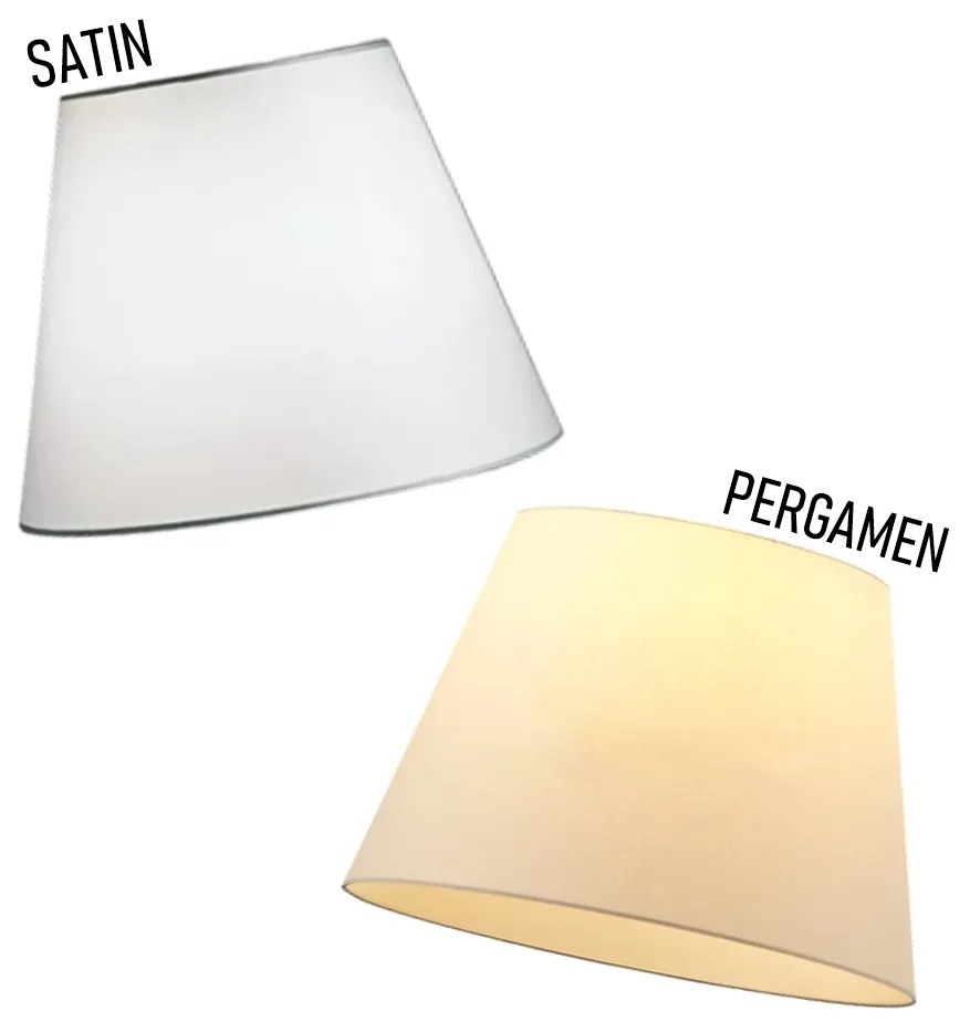 Artemide 1135020A Choose Floor, designová stojací lampa, antracit/pergamen, 2x12W E27, 140cm