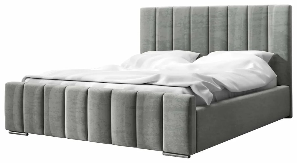 Postel MODEL 12 120x200 šedá - MAGIC VELVET 2217