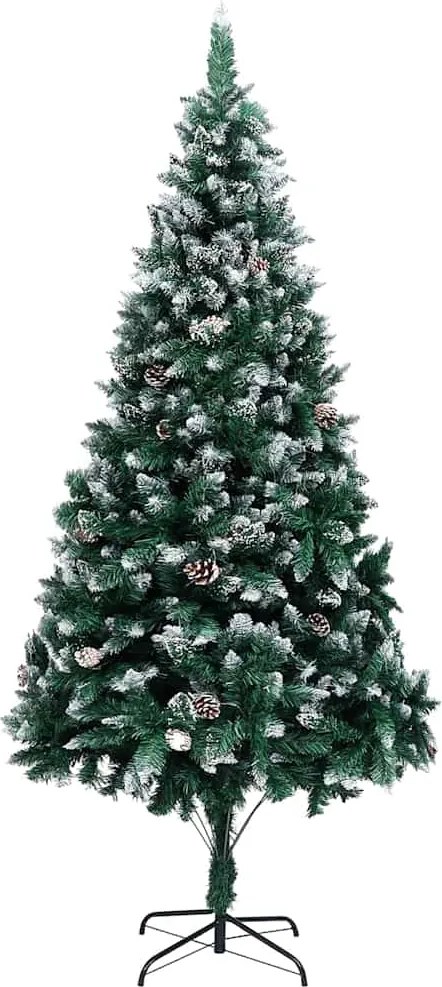 Umělý vánoční stromeček Zelená 240 cm PVC, ocel a plast 3396289