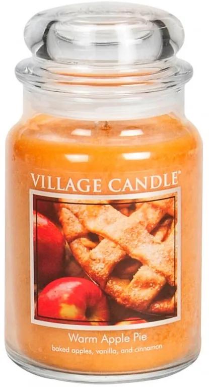 Village Candle Vonná svíčka Jablečný koláč - Warm Apple Pie, 602 g