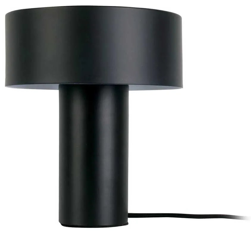 LEITMOTIV Stolní lampa Tubo – černá 23 cm