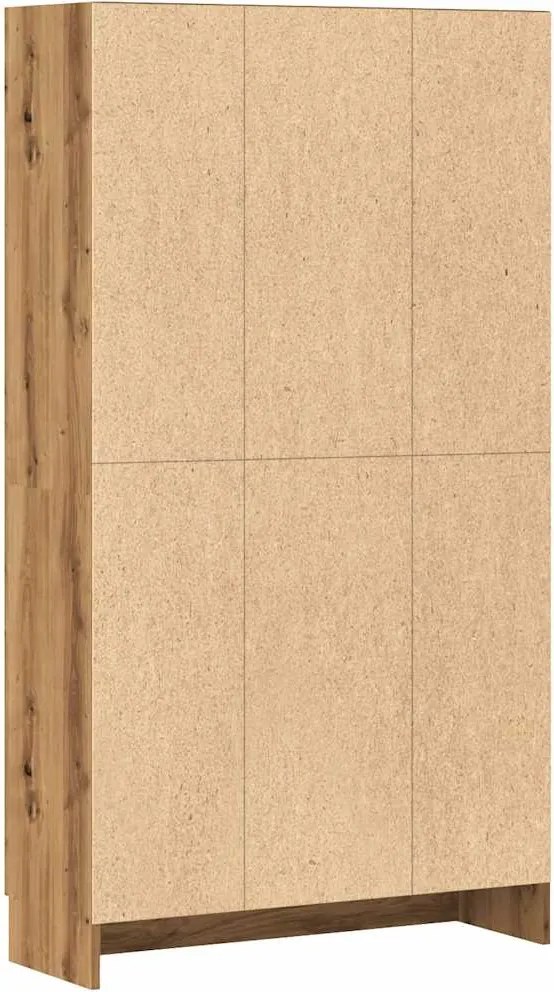 Knihovna dub artisan 82,5 x 30,5 x 150 cm kompozitní dřevo 3345216