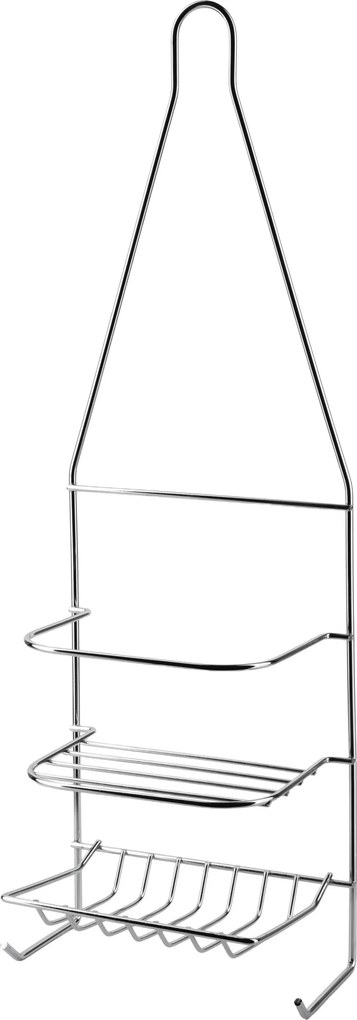 Koupelnová polička CARL SILVER 15x46 cm stříbrná