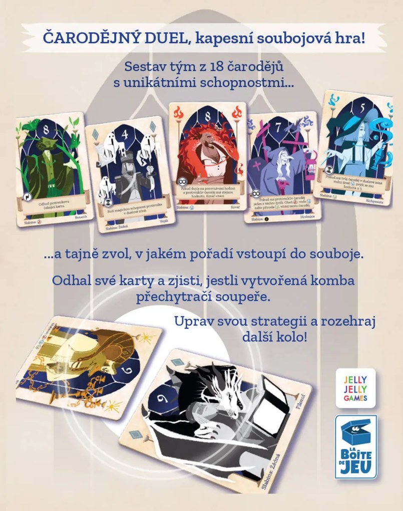 ASMODEE Hra karetní Čarodějný duel *SPOLEČENSKÉ HRY* brgwzc01cs