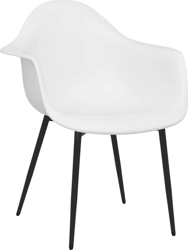 vidaXL Jídelní židle 6 ks PP [3082356] Barva: Bílá