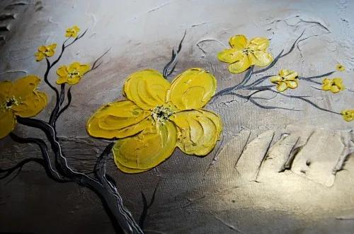Obraz se žlutými květy - OZ