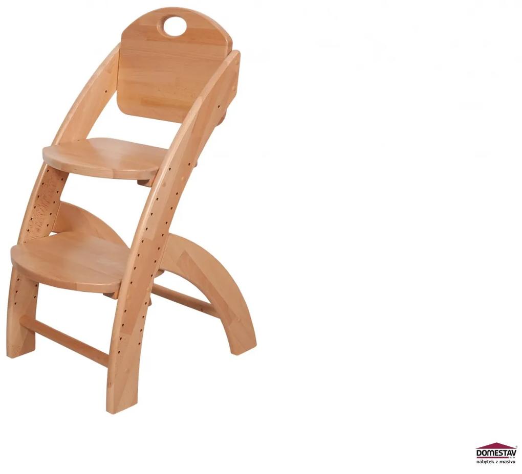 Domestav Klára 1 rostoucí židle buk cink olejování Barva: STŘÍBRNĚ ŠEDÁ 3512