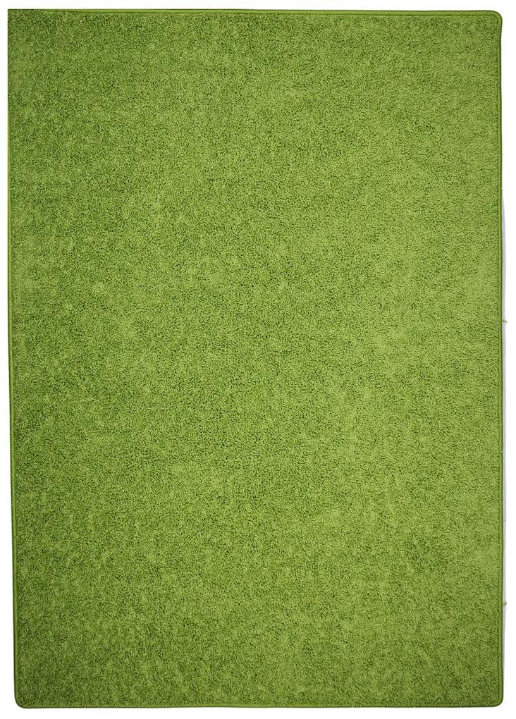 Vopi koberce Kusový koberec Color shaggy zelený - 400x500 cm
