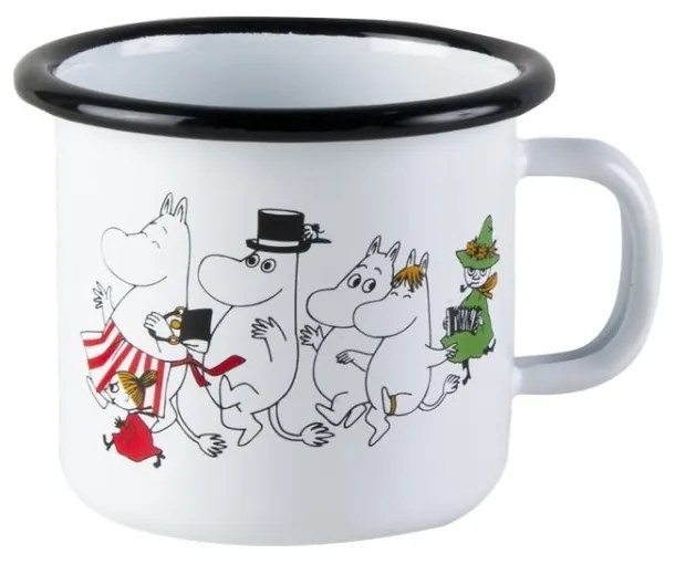 Smaltovaný hrnek Moomin Valley multi 250ml, Muurla Finsko