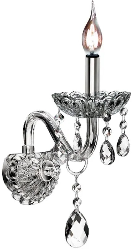 Toolight - nástěnná křišťálová lampa Kinkiet 300755, OSW-04602