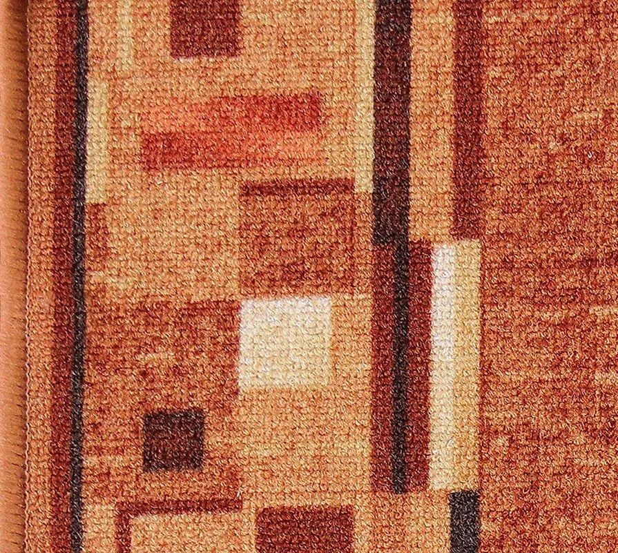 Protišmykový behúň na mieru Bombay 84, šíre 80 cm, oranžová, chodba / predsieň, Associated Weavers