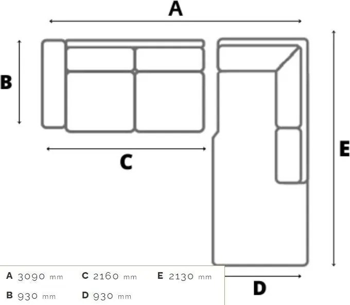 Modulová sedací souprava PIXEL - roh + taburet, pravá, tm. šedá (Python 66 graphite)