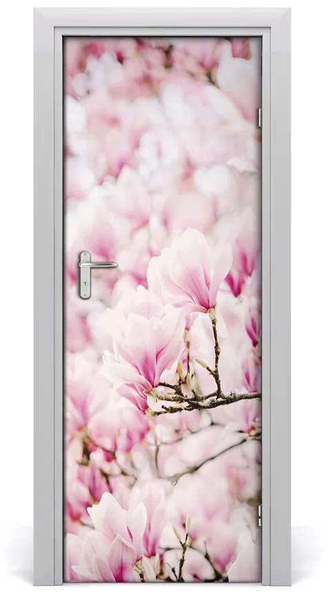 Fototapeta samolepící květy magnolie 95x205 cm