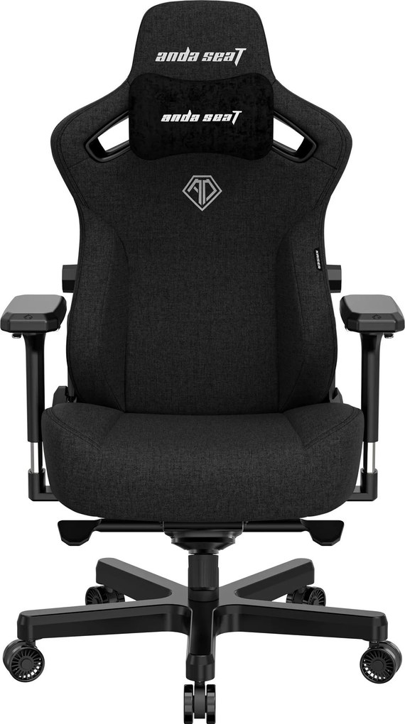 Herní židle anda seat kaiser series 3 premium gaming chair - xl black fabric