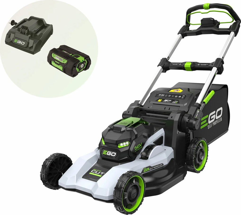 EGO 56V AKU sekačka EGO LM2236E-SP - sada