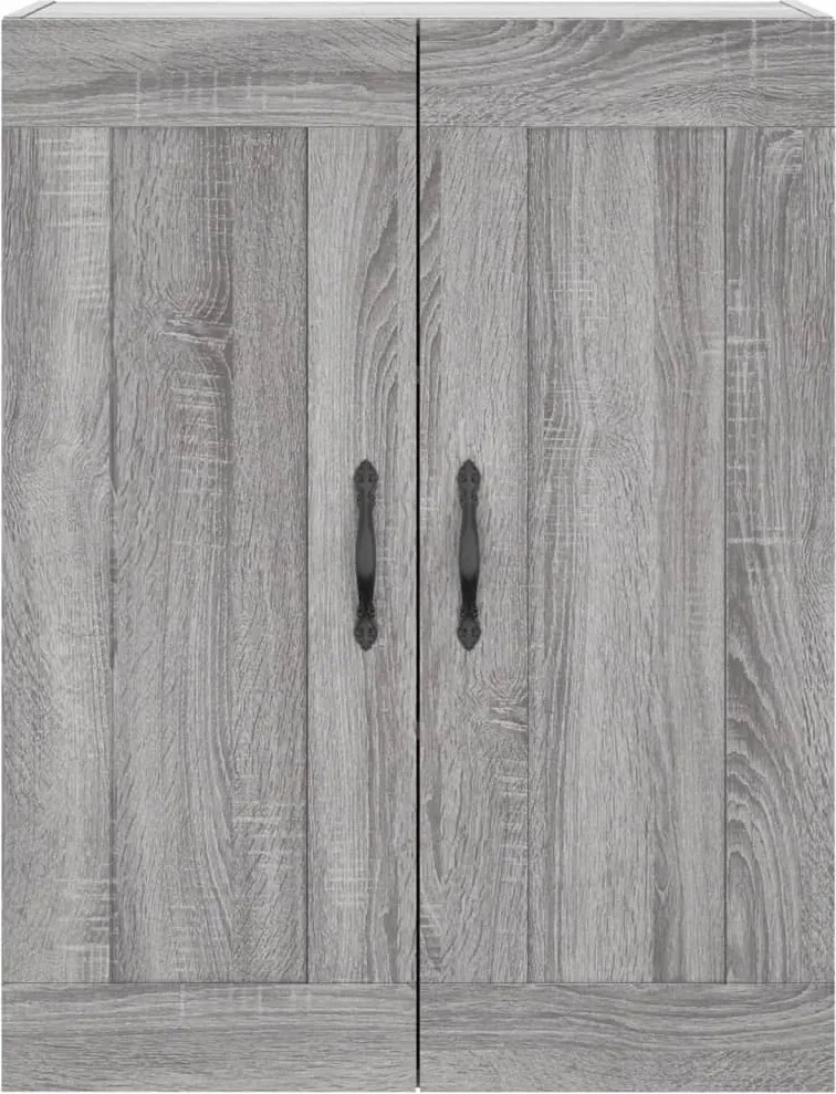 Skříň highboard šedá sonoma 69,5 x 34 x 180 cm kompozitní dřevo 3200039