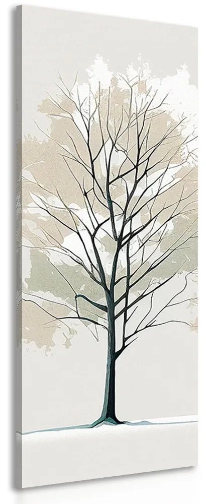 Obraz podzimní koruna stromu - 40x120