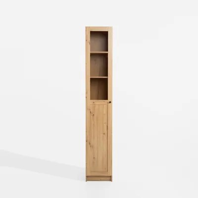 Regál s vitrínou TED 35,2 cm levý