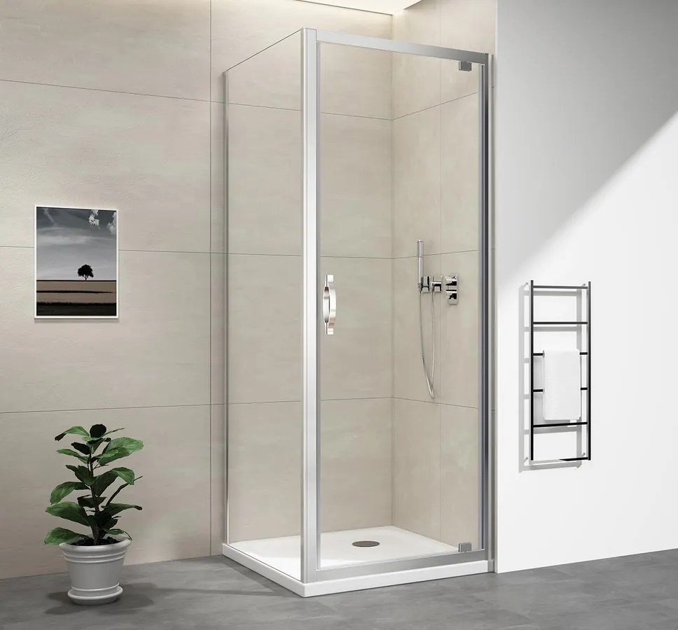 Gelco Gelco, SIGMA SIMPLY obdélníková sprchová zástěna pivot dveře 800x700mm L/P varianta, čiré sklo, GS1279GS3170