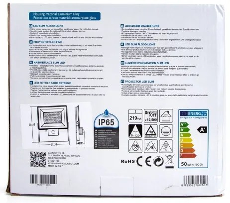 Aigostar - LED Reflektor se senzorem LED/50W/230V 6400K IP65 bílá