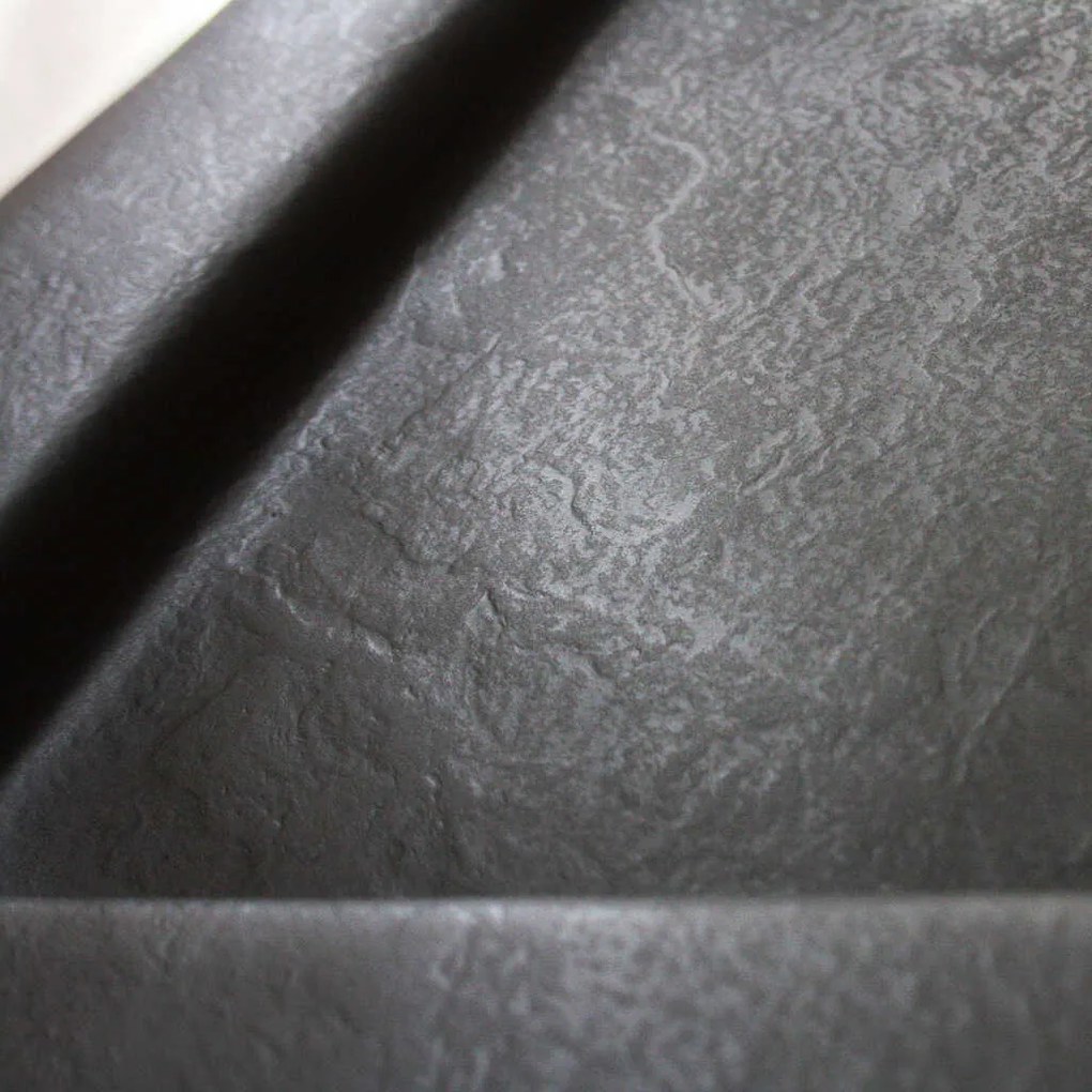 Roth Čtvercová nebo obdélníková akrylátová sprchová vanička FLAT STONE EFFECT Varianta: rozměry: 100x100 cm, barva: Antracit - (FLAT STONE ANTHRACITE 1000x1000 - 8000314)
