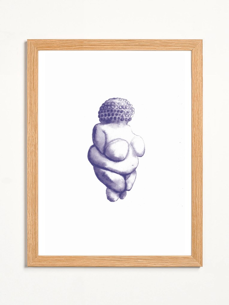 Tereza Piskláková | Venuše Rám: Černý, Velikost: 30 x 20 cm