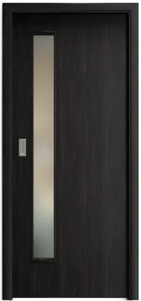 SAPELI ELEGANT KOMFORT M60 - CPL LAMINÁT - POSUVNÉ DVEŘE VČ. ZÁRUBNĚ - Ořech královský Průchozí šířka (cm): 80, Průchozí výška (cm): 197