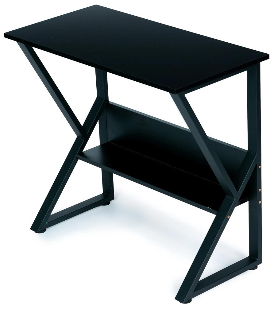 Počítačový stůl s policí, stůl, kancelářský stůl, herní stůl 80x40cm