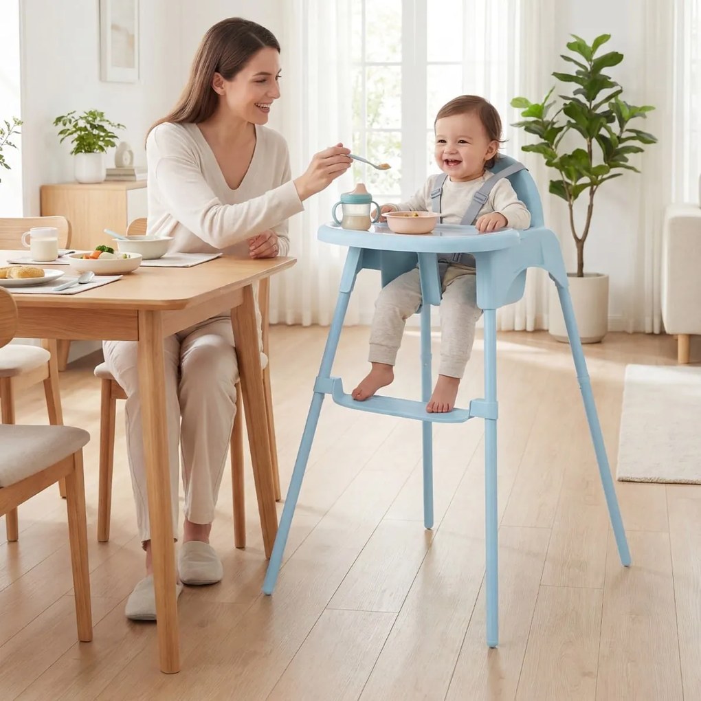 Costway 4-in-1 rozkládací jídelní židlička pro miminka Dětská
