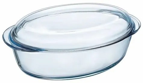 Pyrex Skleněná zapékací mísa s víkem, 4,1 l