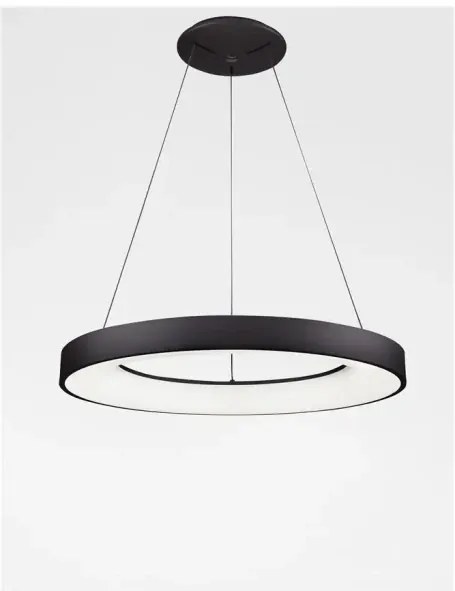 LED lustr Rando Smart 60 černé