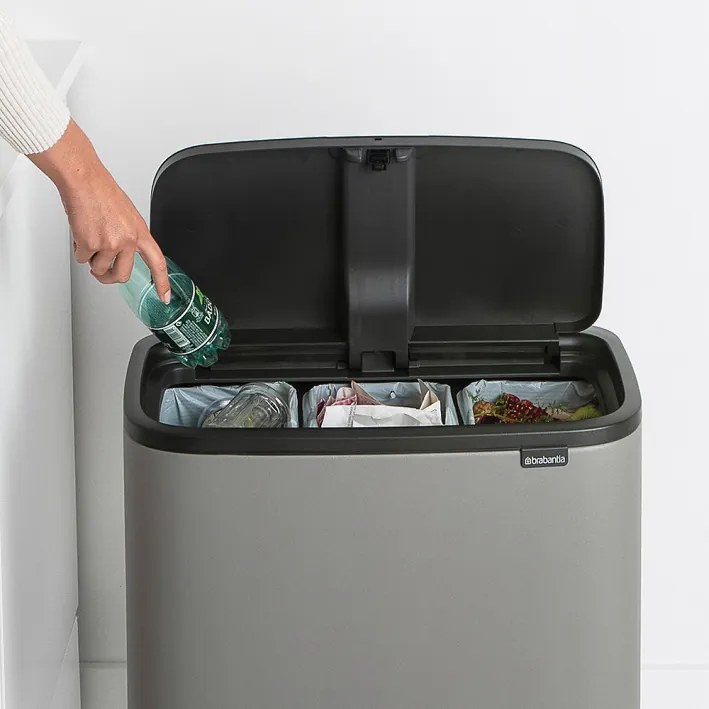 Brabantia BO Touch Bin 3x11L minerální šedá