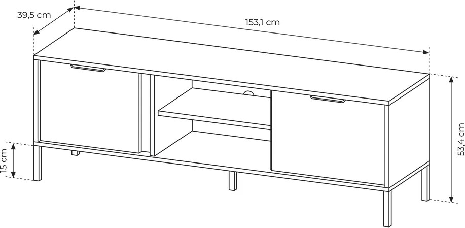 Obývací stěna LARS A | 4 díly | 430 cm + 96,9x60 cm | antracit