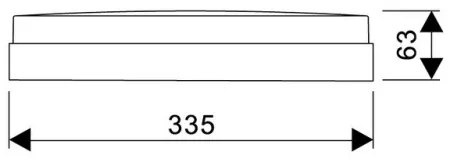 Přisazené LED svítidlo PROLUMIA Prodisc III 16W 3000/4000K s nouzovým modulem