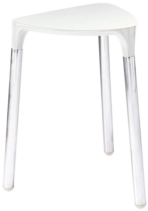 Gedy, YANNIS koupelnová židle, 37x43,5x32,3 cm, bílá, 217202