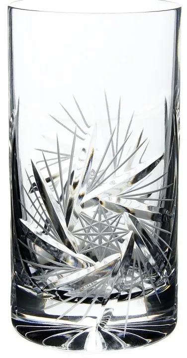 Onte Crystal Bohemia Crystal ručně broušená souprava na vodu Větrník 1+4