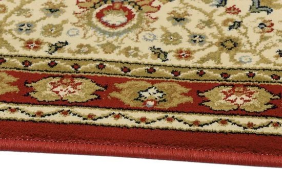 Oriental Weavers, Kusový koberec Kendra 711/DZ2H, 133x190, červená, chodba / předsíň