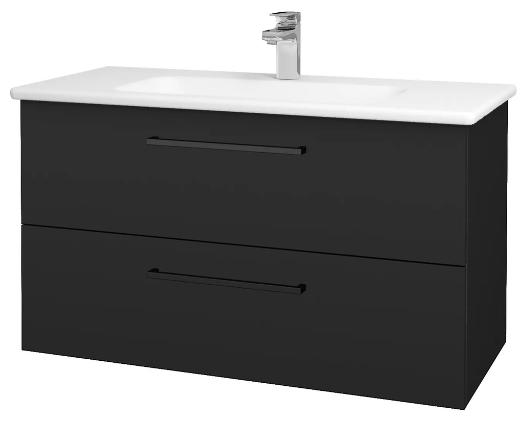 Dřevojas Koupelnová skříň GIO SZZ2 100 Varianta: N08 Cosmo / Úchytka T02 / N08 Cosmo