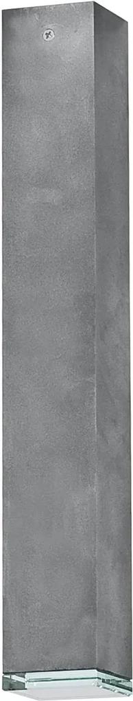 Přisazené moderní osvětlení BRYCE M, 1xGU10, 35W, 6x41x6cm, hranaté, světle šedé Nowodvorski BRYCE M 5720