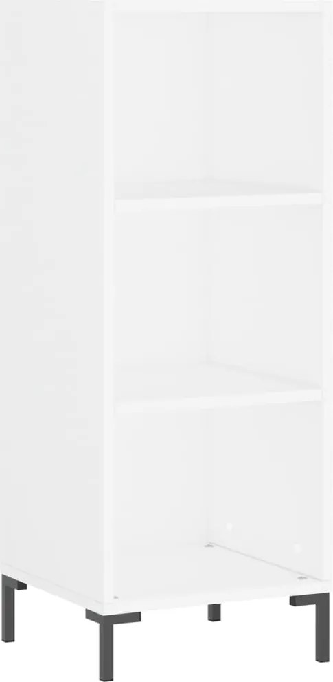 Skříň highboard bílá 34,5 x 34 x 180 cm kompozitní dřevo 3198977