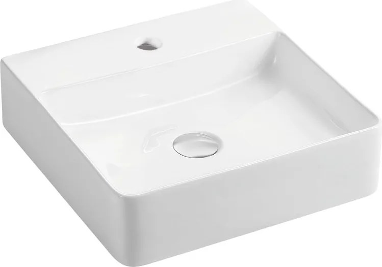 Mereo Mereo, Vigo, koupelnová skříňka s keramickým umývátkem, 33 cm, bílá, dub, CN351