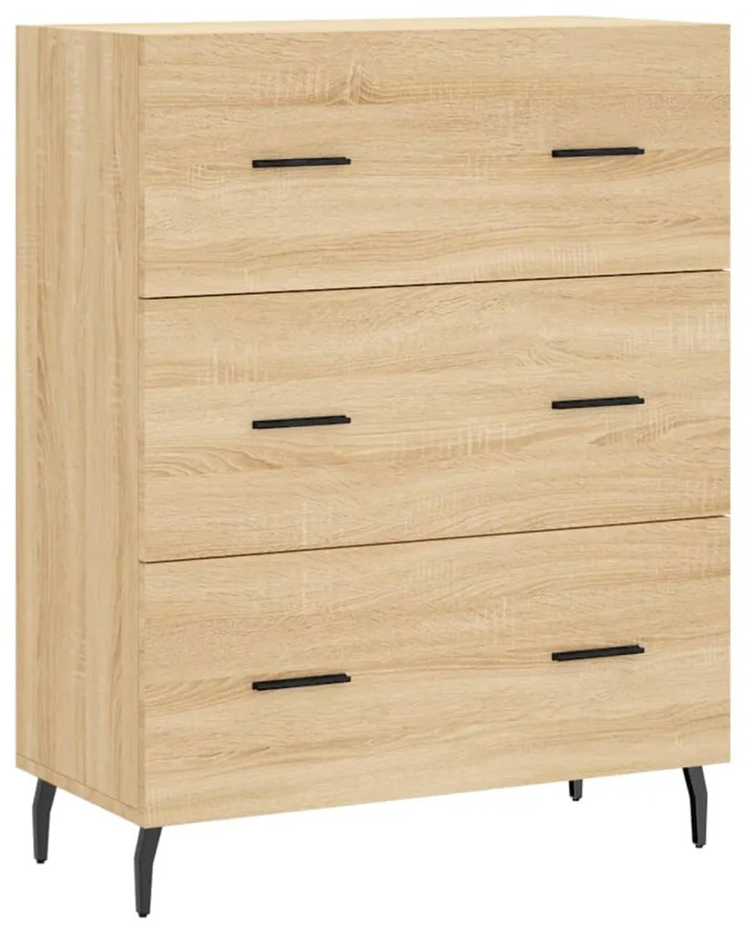 Skříň highboard dub sonoma 69,5 x 34 x 180 cm kompozitní dřevo,  3189400