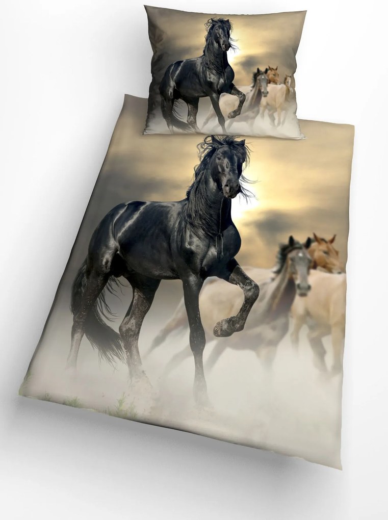 3d povlečení kůň - Mustang Mustang 140x200 cm