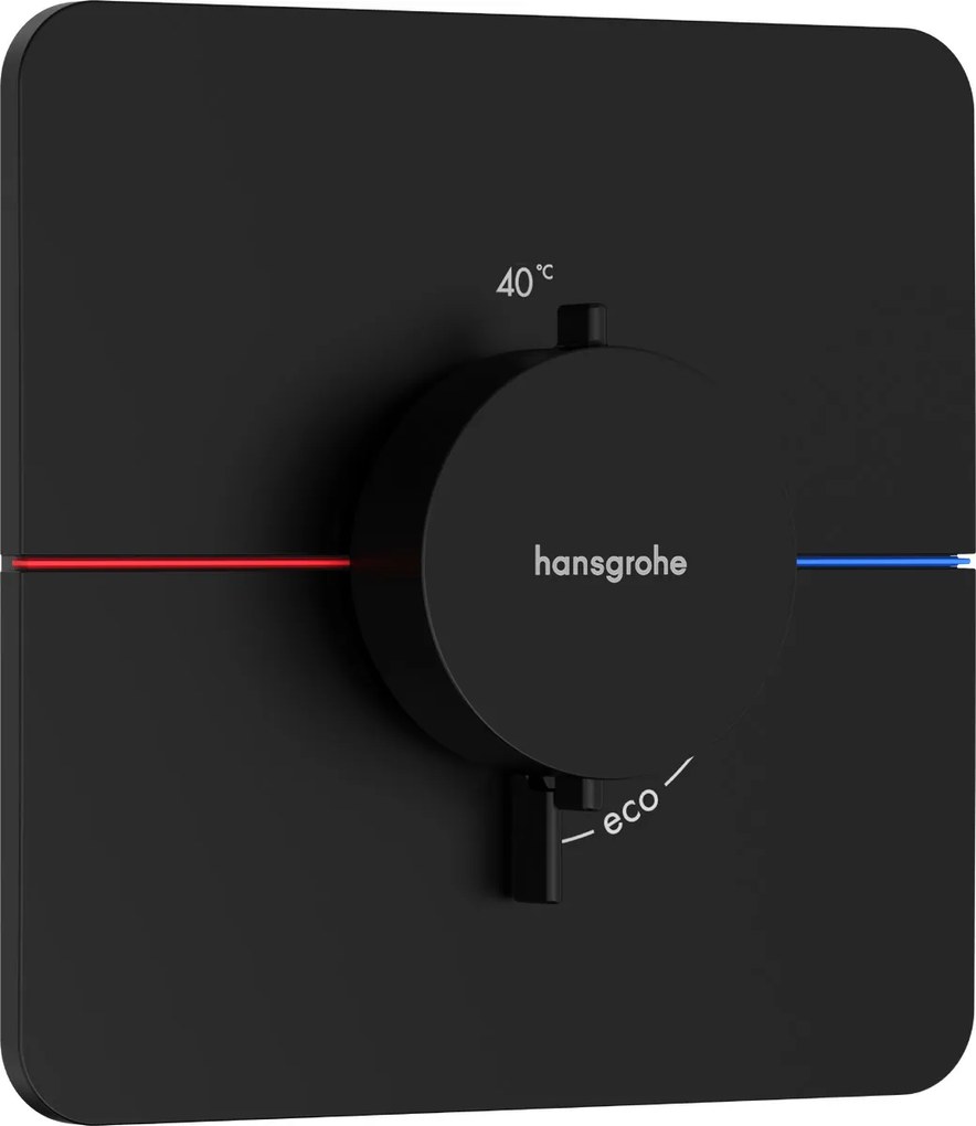 Hansgrohe ShowerSelect Comfort Q, termostat pod omítku, černá matná, HAN-15588670