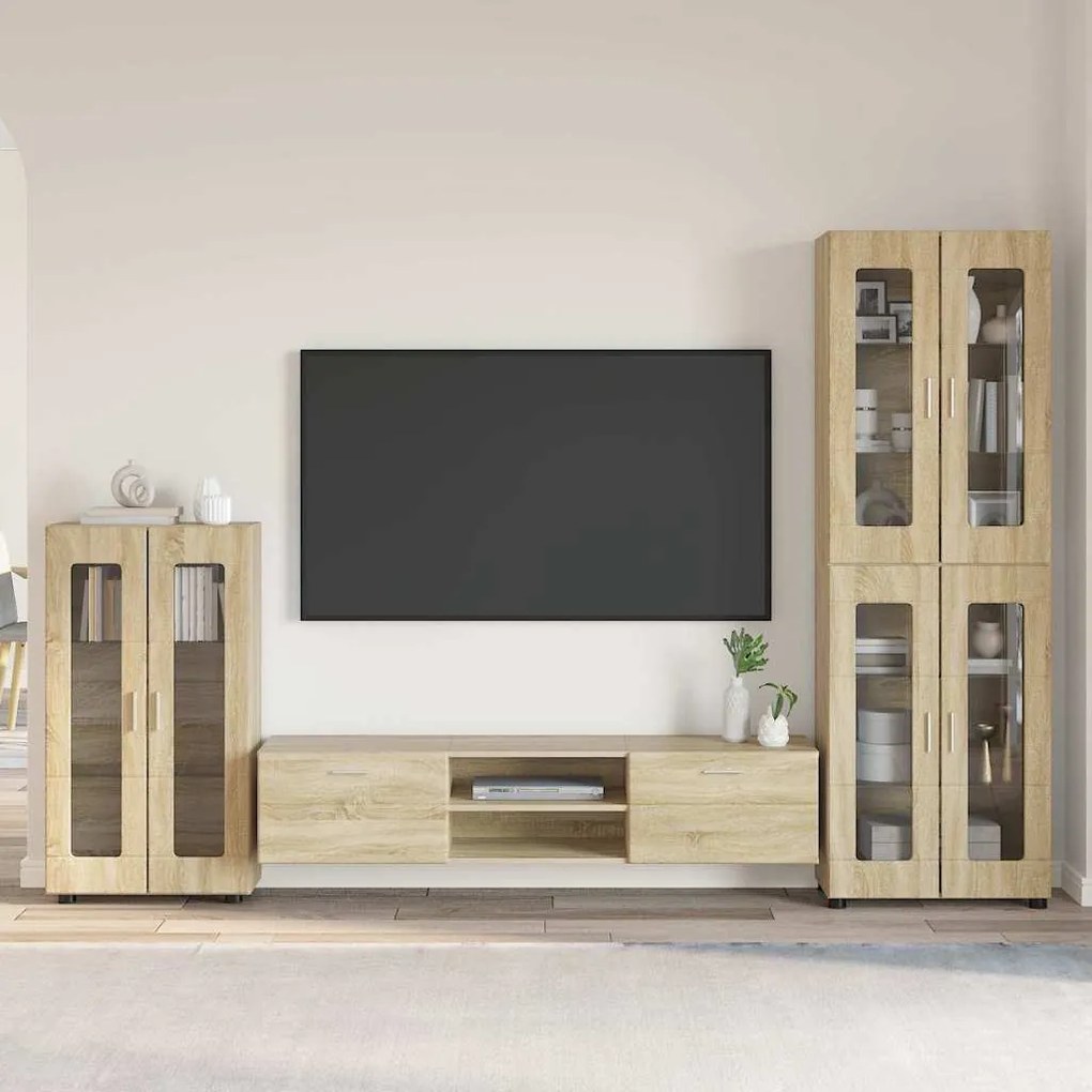 Sestava TV skříněk FLORIN 3 ks Sonoma dub Kompozitní dřevo 3397956