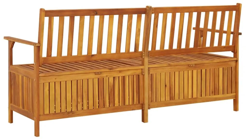 Úložná lavice 170 cm masivní akáciové dřevo,  316744