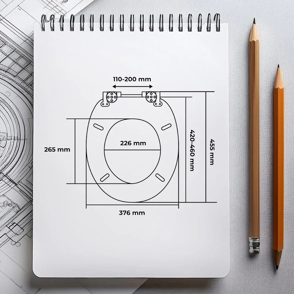 AWD WC prkénko Soft Close MDF Edessa