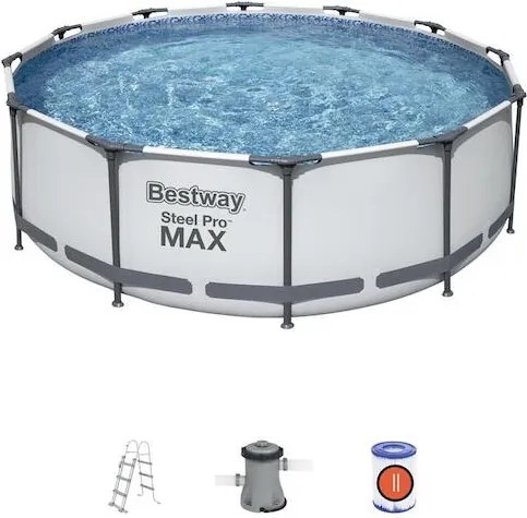 Výrobce: Bestway Bazén Bestway Steel Pro MAX, 56418, pumpa, žebřík, 3,66x1,00 m 8050003