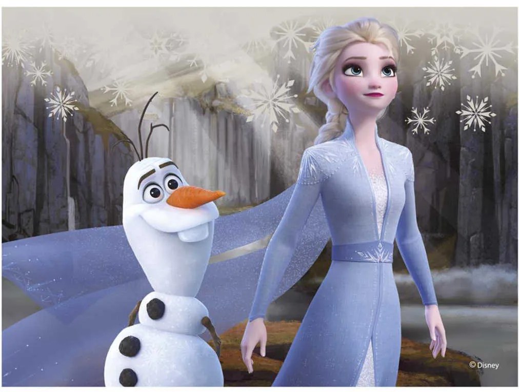 DINO DŘEVO Kubus Frozen 2 (Ledové Království) kostky obrázkové set 12ks dn641297