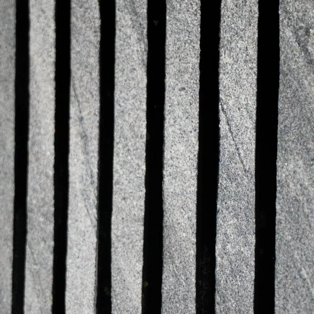 Kamenný akustický panel 240x60 cm - Mramor bílý